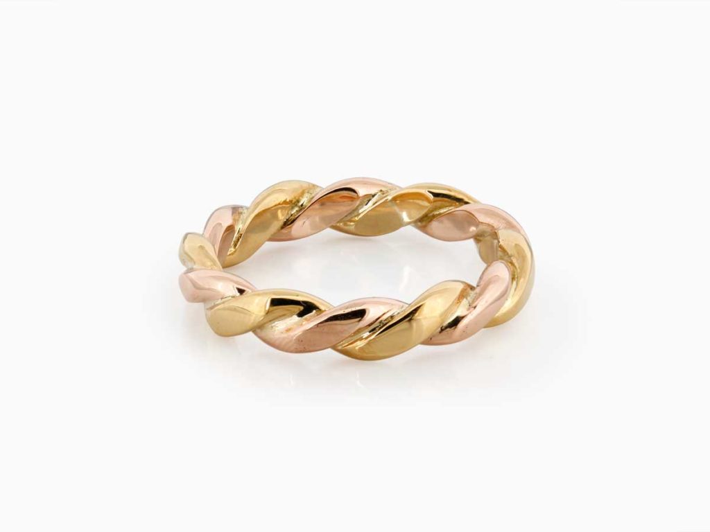 bespoke-gold-twist-ring - TheJewelleryWorkshop